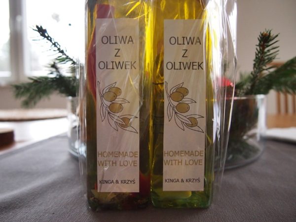 DIY Pomysł na prezent oliwa smakowa - perfekcyjnawdomu.pl
